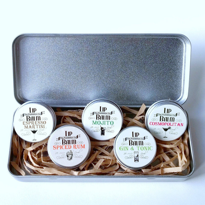 Alcohol Inspired Lip Balm Gift Set – Half Ounce - London
